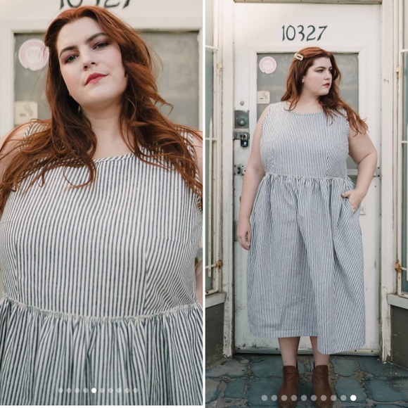 nettle’s tale | Dresses | Nettles Tale Sonora Railroad Stripe Dress ...